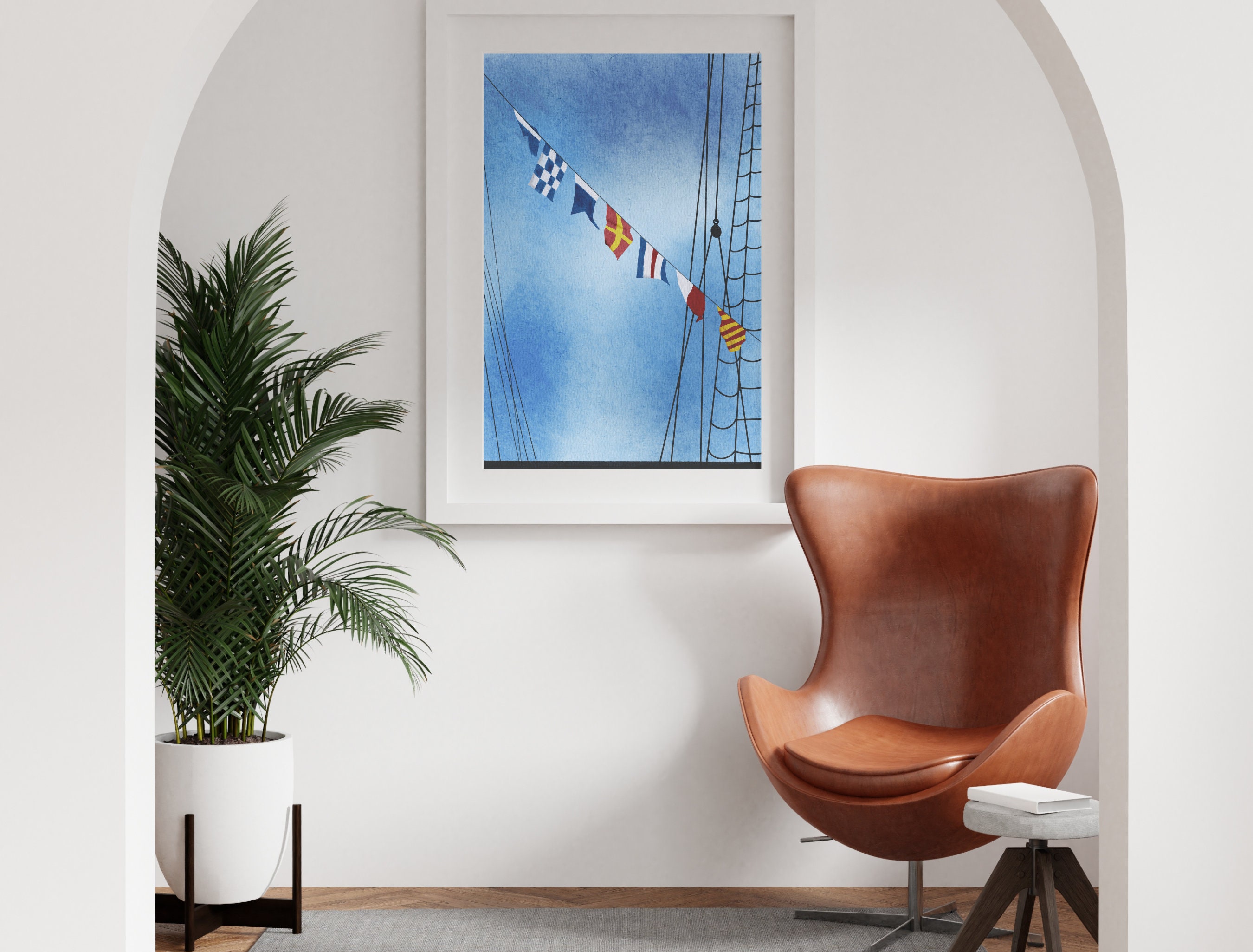 Anarchy PRINTABLE Nautical Alphabet Flag Wall Art Decor | Maritime ...