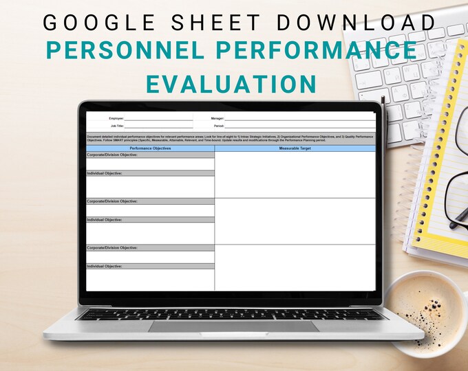 Personnel Evaluation Form, Employee Evaluation, Performance Objectives ...