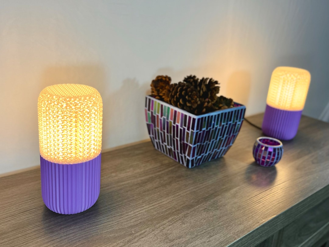 Leoma Colorful Modern Lamp Pair, Living Room Table Lamp Set of Two, 2 ...