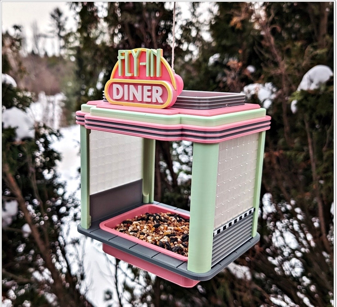 Retro Fly in Diner Birdfeeeder - Etsy