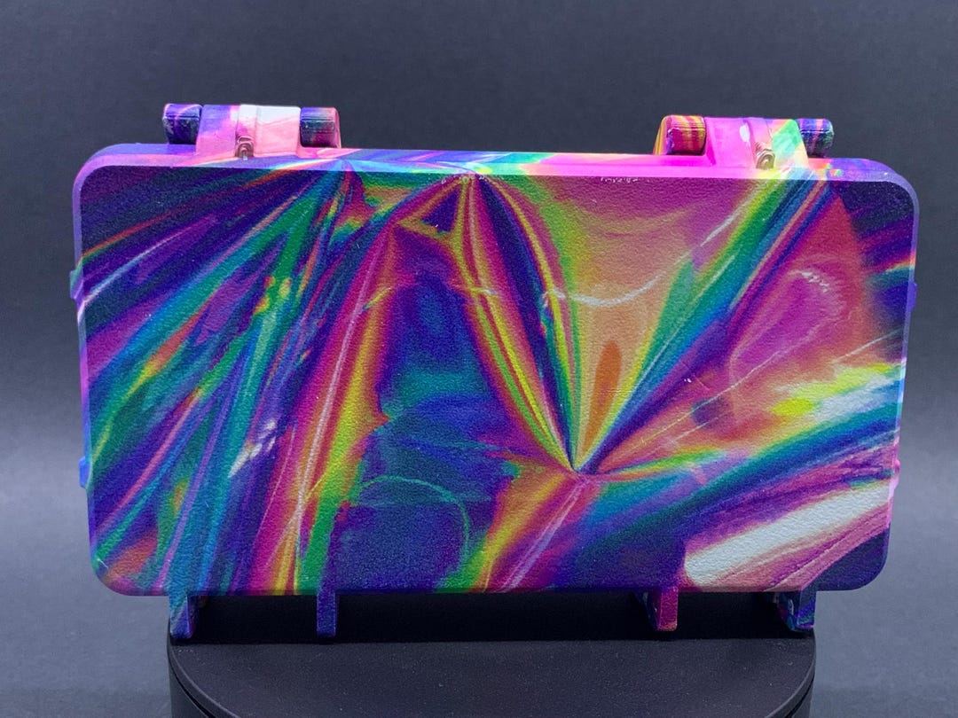 Rainbow Prism Hydro Dipped Pivot Minimal Rugged Travel Case - Etsy