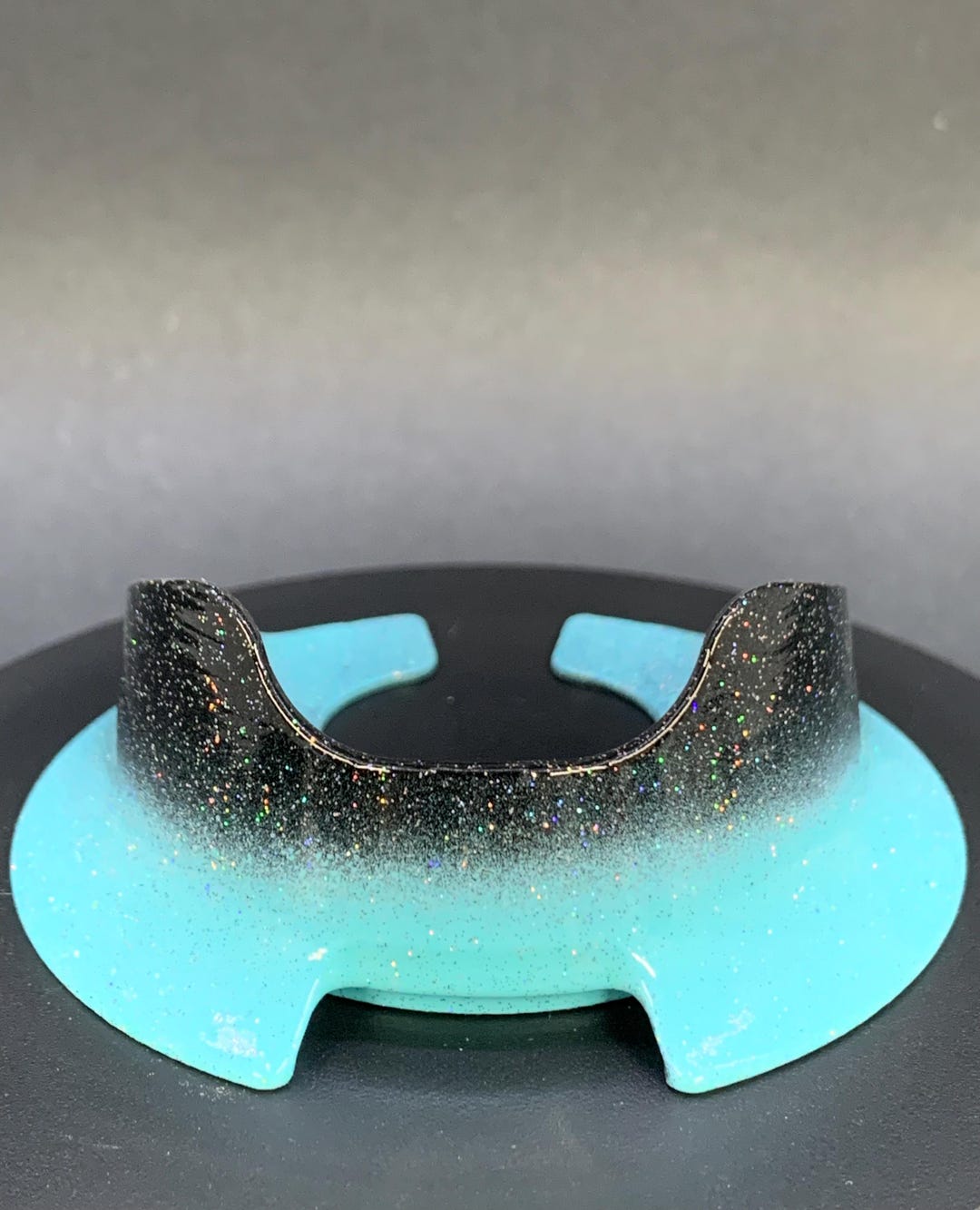 Puffco Pro Painted Stabilizing Base Black/meta Blue With Gilson Nano ...