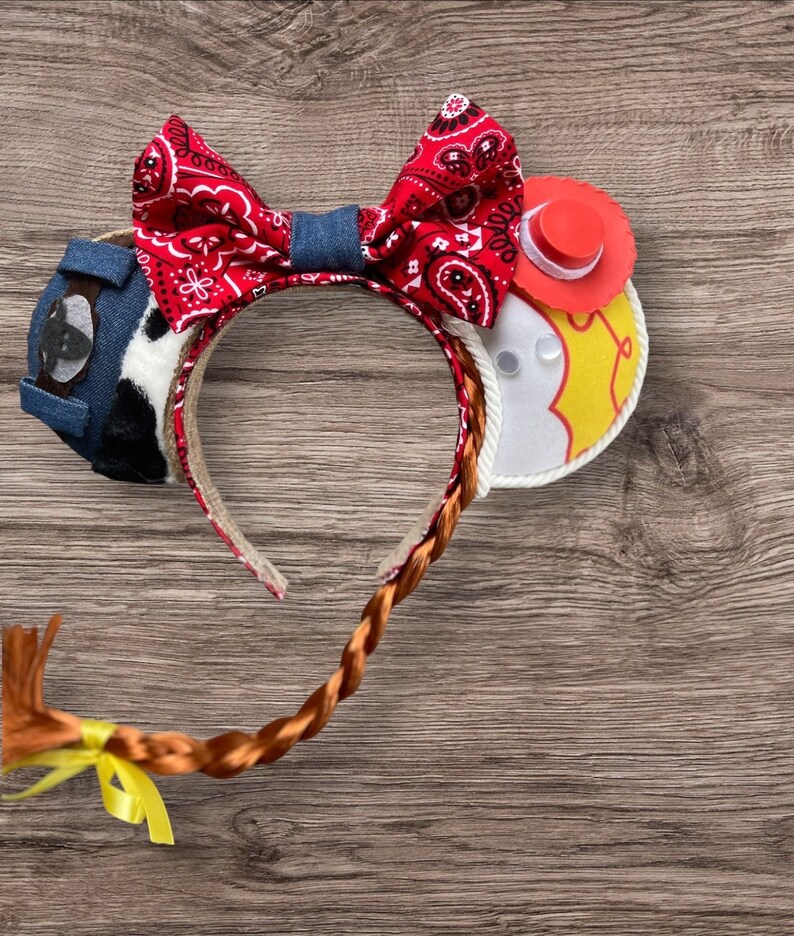 Jessie Toy Story Mickey Disney Ears, Woody Ears, Toy Story Cowboy Mouse ...
