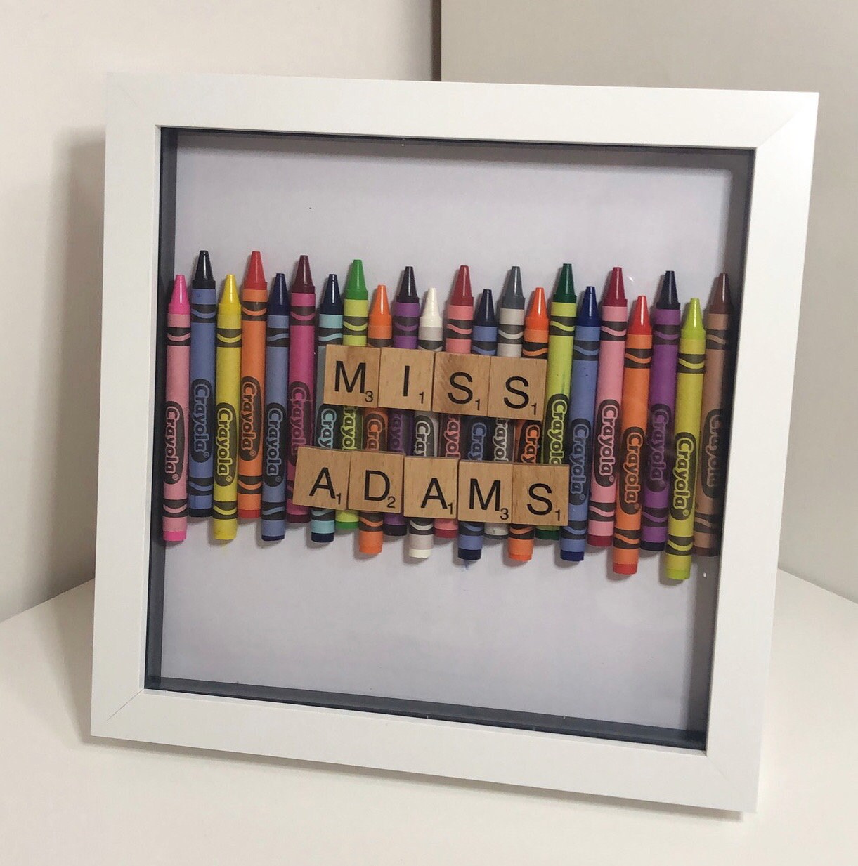 Personalised Crayon Frame - Etsy