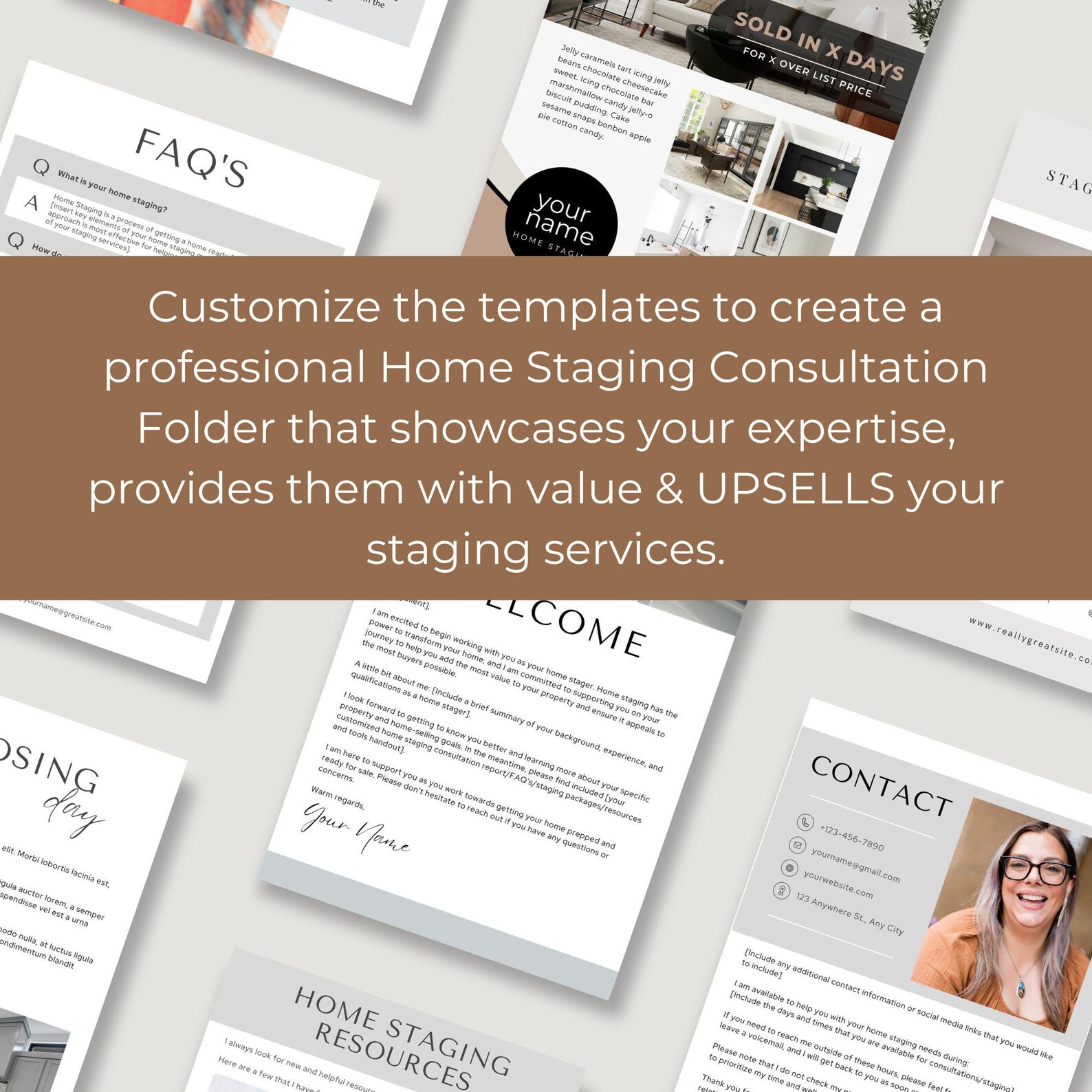 Home Staging Consultation Kit | Home Staging Report Templates | Canva ...