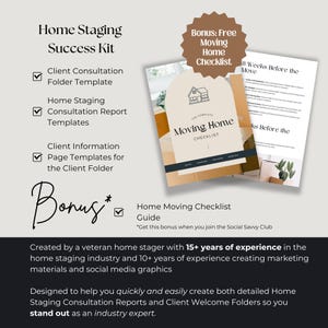 Home Staging Consultation Kit: Customizable Report, Folder, Services ...