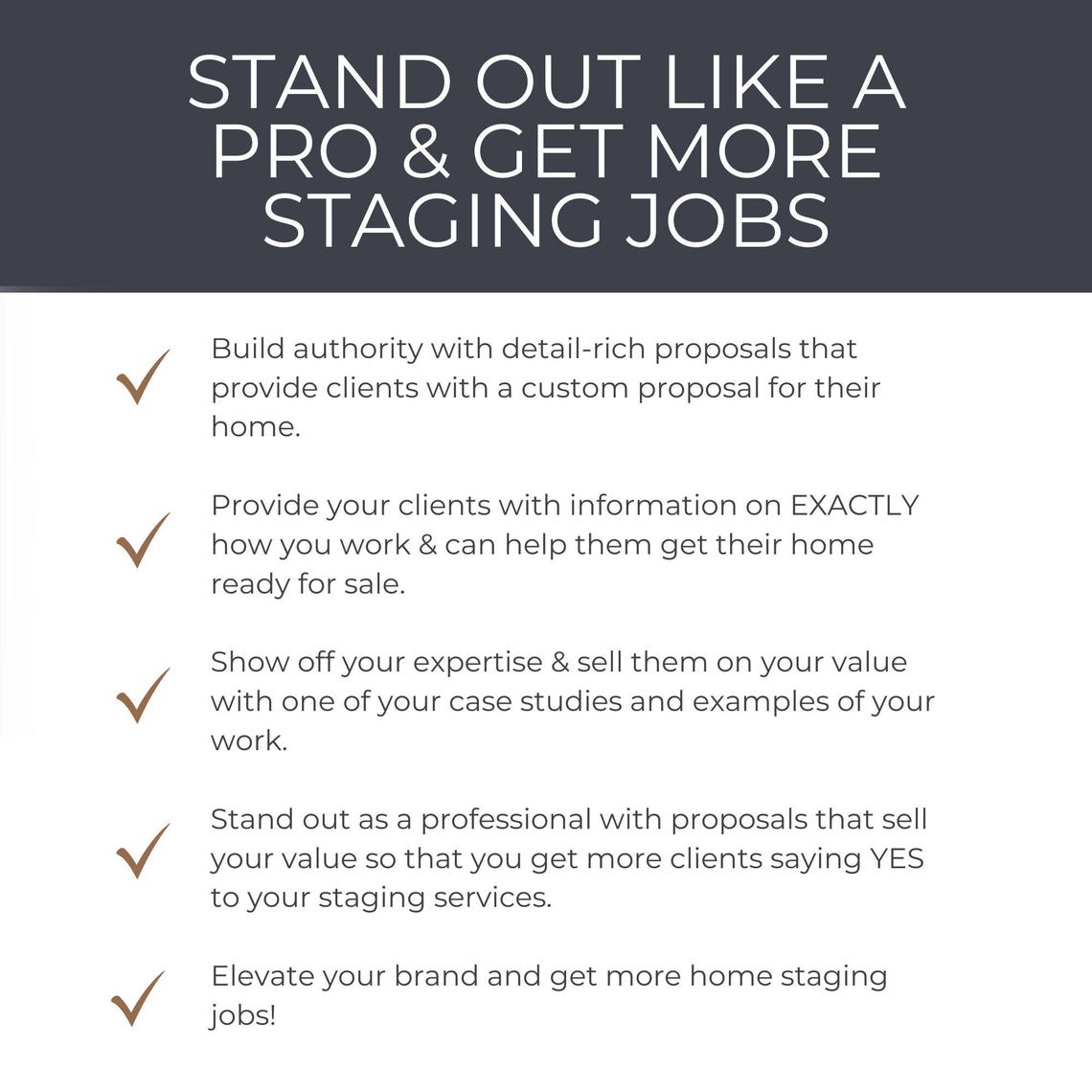 Home Staging Proposal Bundle: Occupied & Vacant Homes (canva Templates ...
