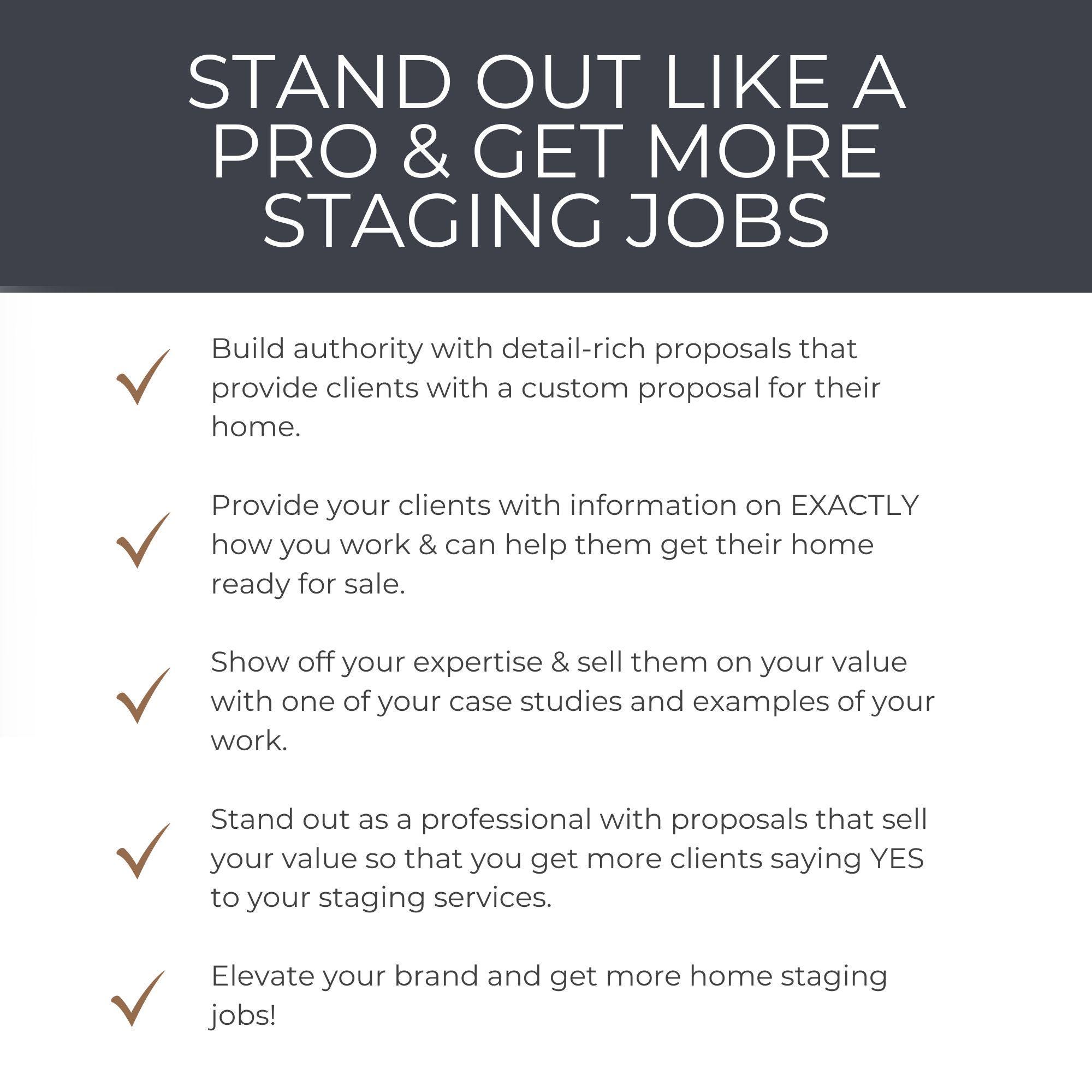 Home Staging Proposal Bundle: Occupied & Vacant Homes (canva Templates ...