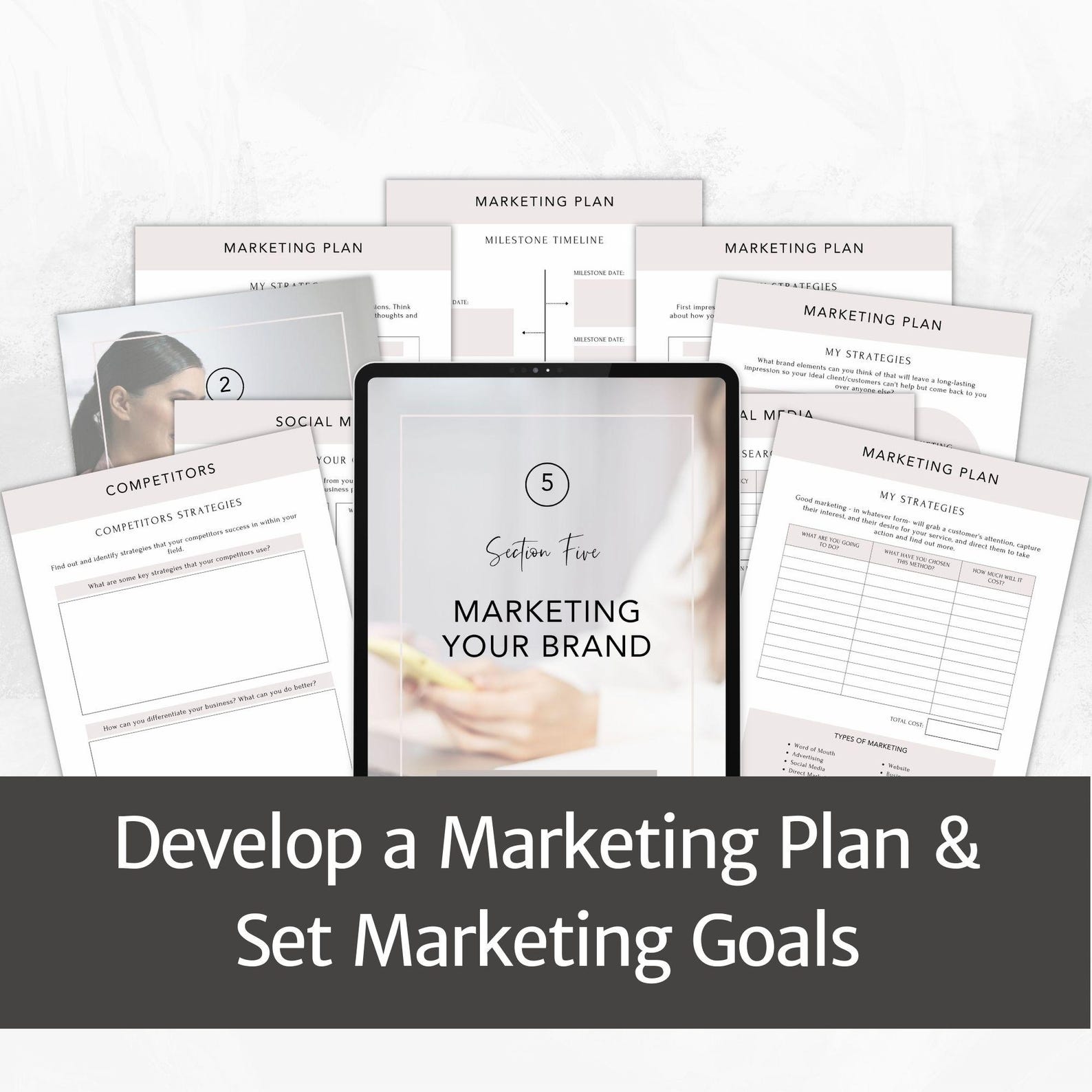 Home Staging Business Planner: Marketing & Branding Workbook (PDF) - Etsy