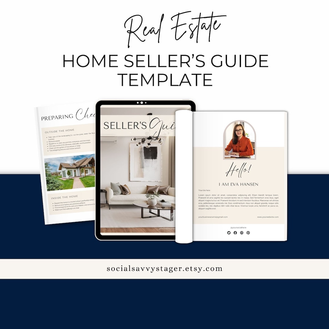 Real Estate Seller Guide, Real Estate Marketing Template, Home Selling ...