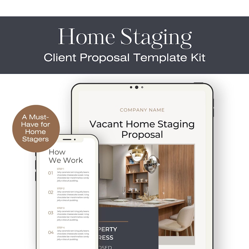 Home Staging Proposal Bundle: Occupied & Vacant Homes (canva Templates ...