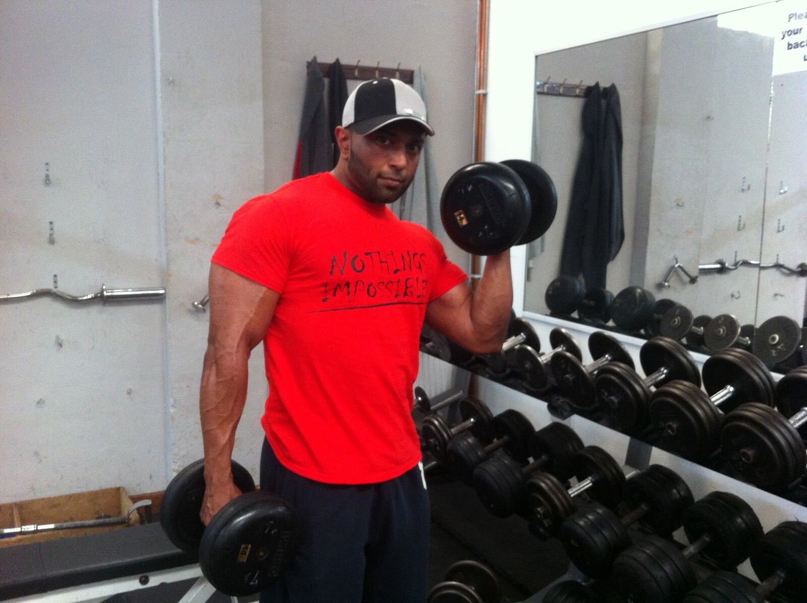 GYM WEAR- Nothings IMPOSSIBLE™ Gym T Shirt Bodybuilding Powerlifting ...