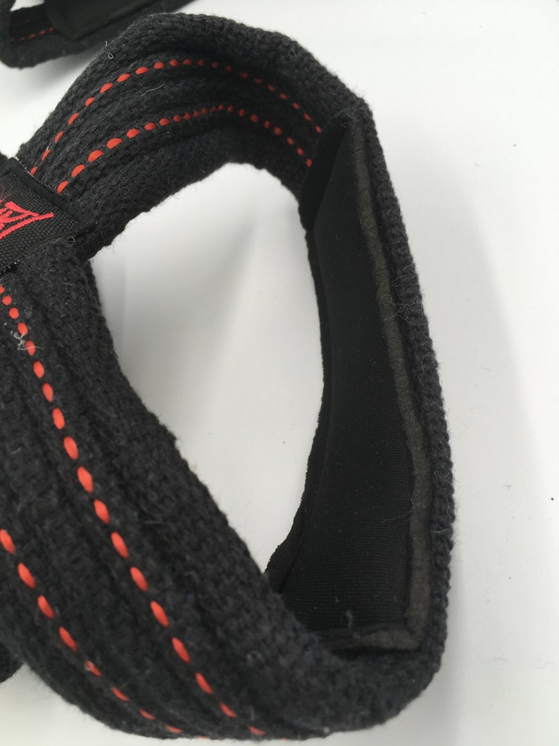 Figure 8 Eight Axle Straps Padded HEAVY DUTY Weightlifting Straps ...