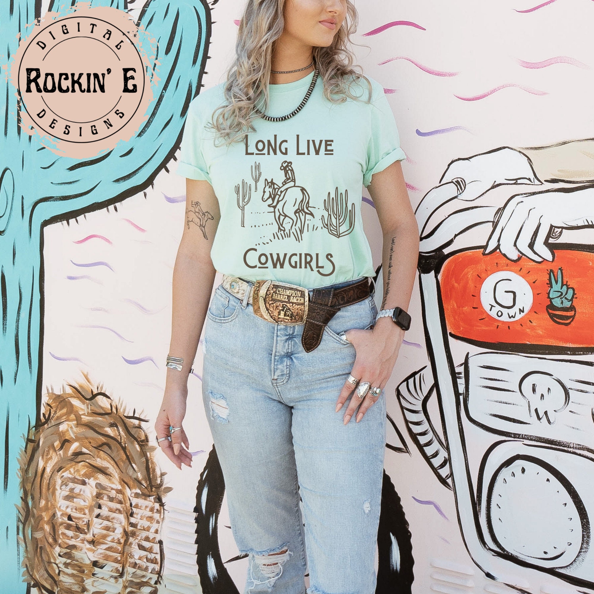 Long Live Cowgirls Digital Download PNG Western Design - Etsy