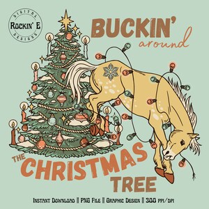 Buckin Around the Christmas Tree | Western Digital Designs, Western ...