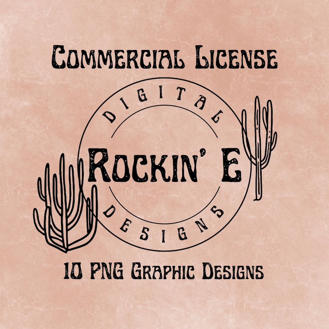 Commercial License for 10 PNG Graphic Designs - Etsy
