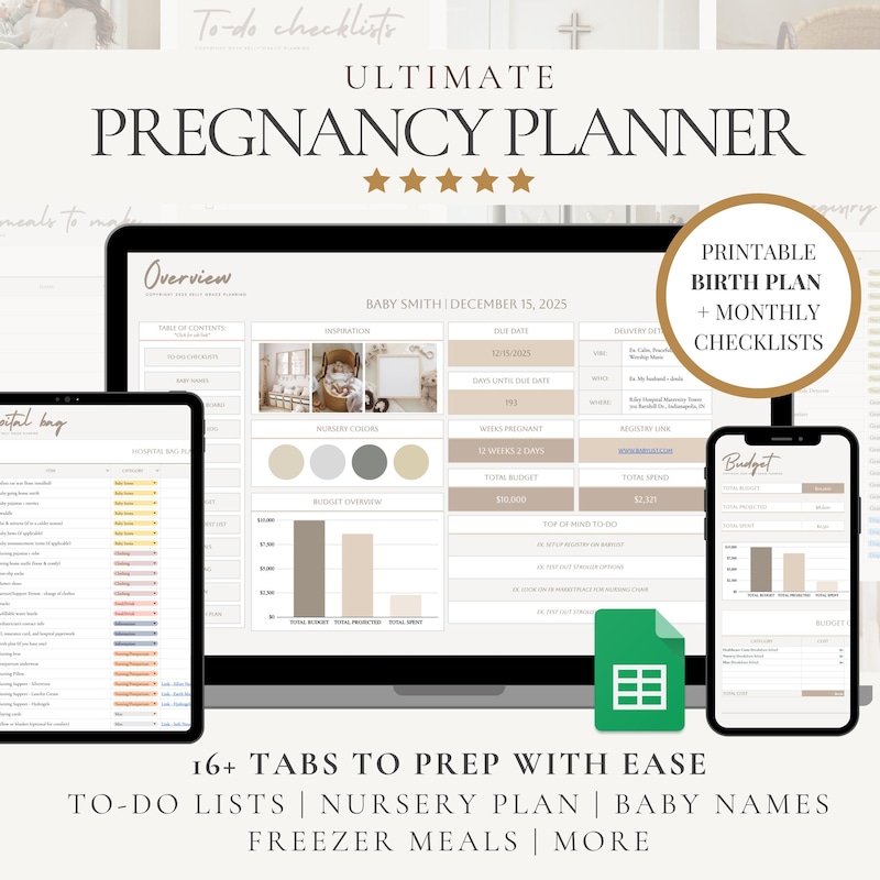 Digital Pregnancy Journal - Etsy