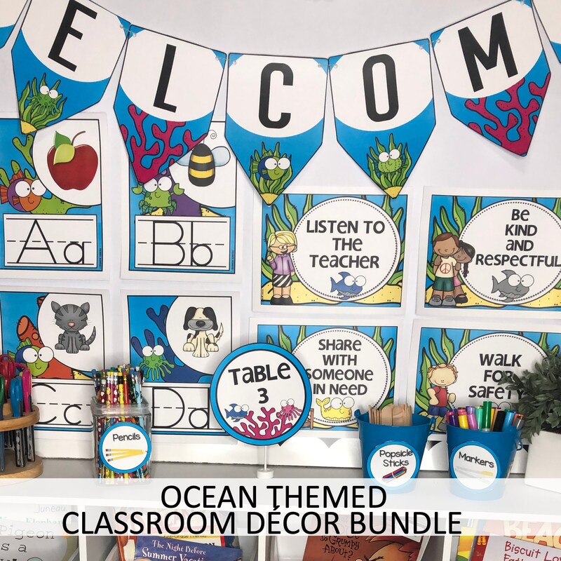 Ocean Theme Classroom - Etsy