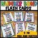 Number Bond Flash Cards, Math, Decomposing Numbers, Addition and ...