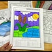 Subtraction Color by Number Worksheets, Color by Code Pond Themed Math ...