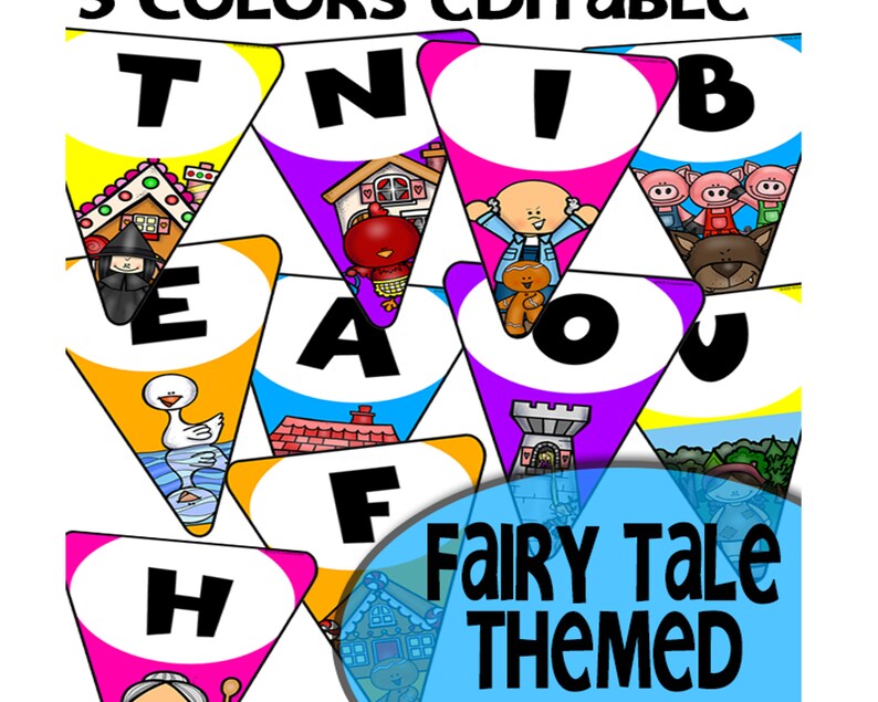FAIRY TALE THEMED Classroom Decor Elementary, Alphabet Posters, Number ...