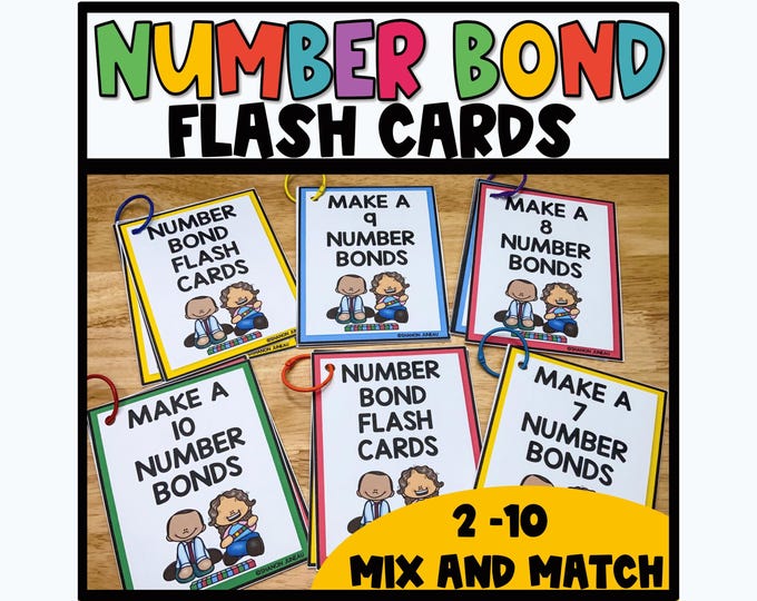 Number Bond Fact Families, Number Bond Worksheet, Math, Decomposing ...