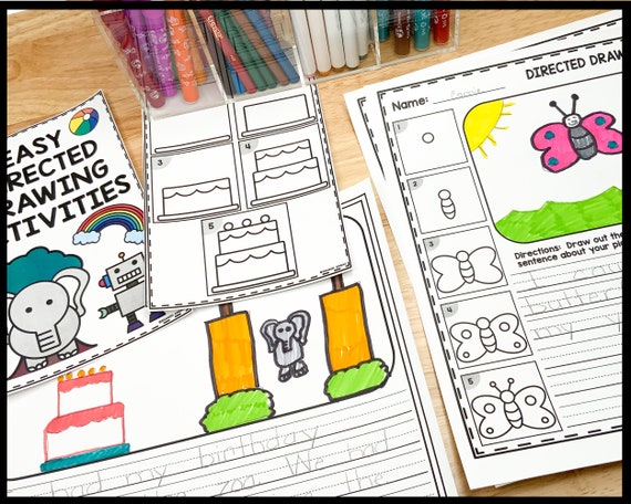 A-Z Directed Drawings for Kids Art Activities for Elementary - Etsy