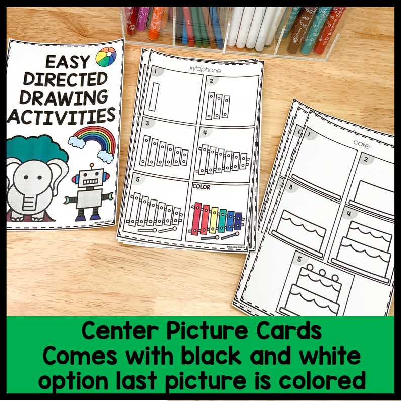 A-Z Directed Drawings for Kids, Art Activities for Elementary Students ...