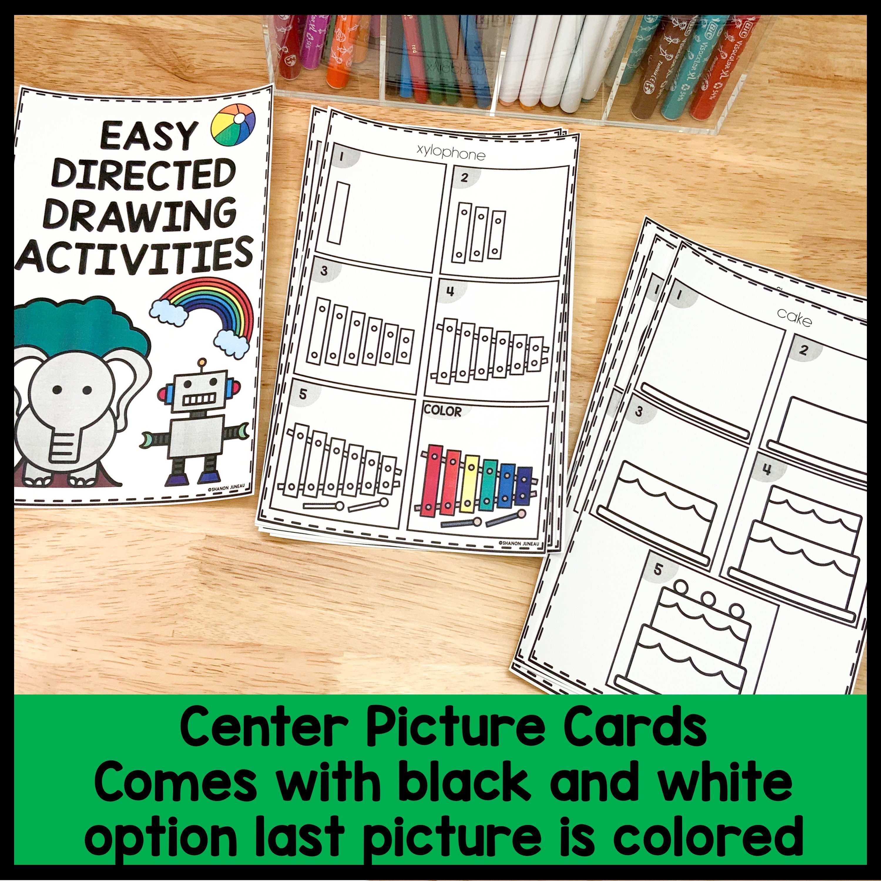 A-Z Directed Drawings for Kids, Art Activities for Elementary Students ...
