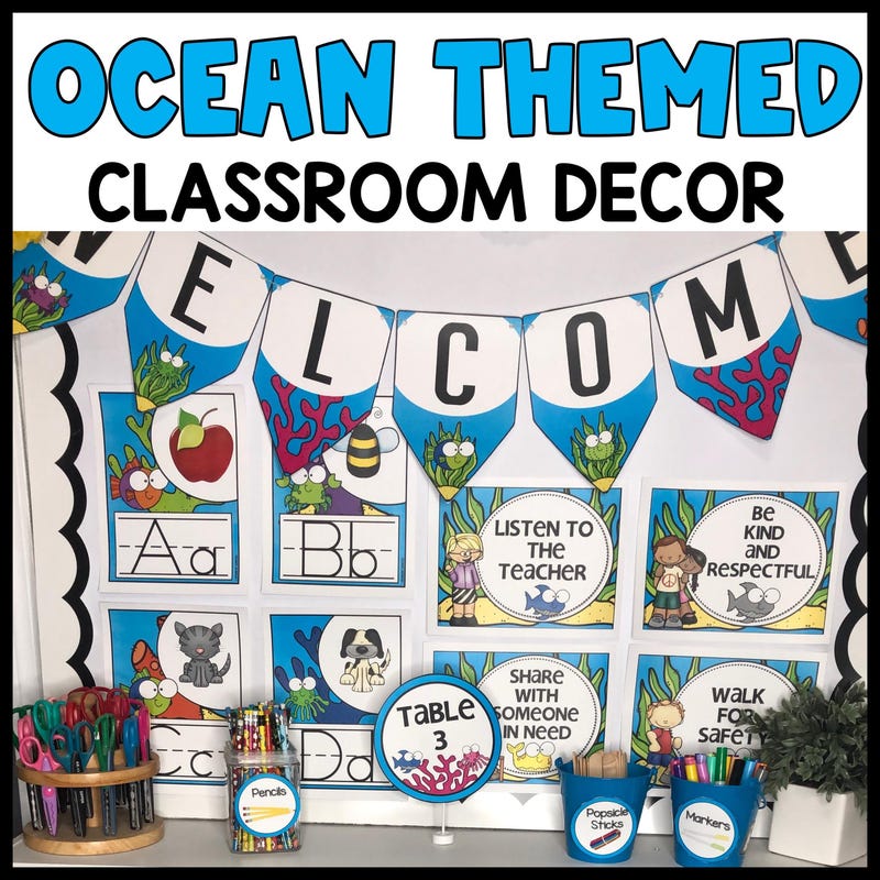 Ocean Theme Classroom - Etsy
