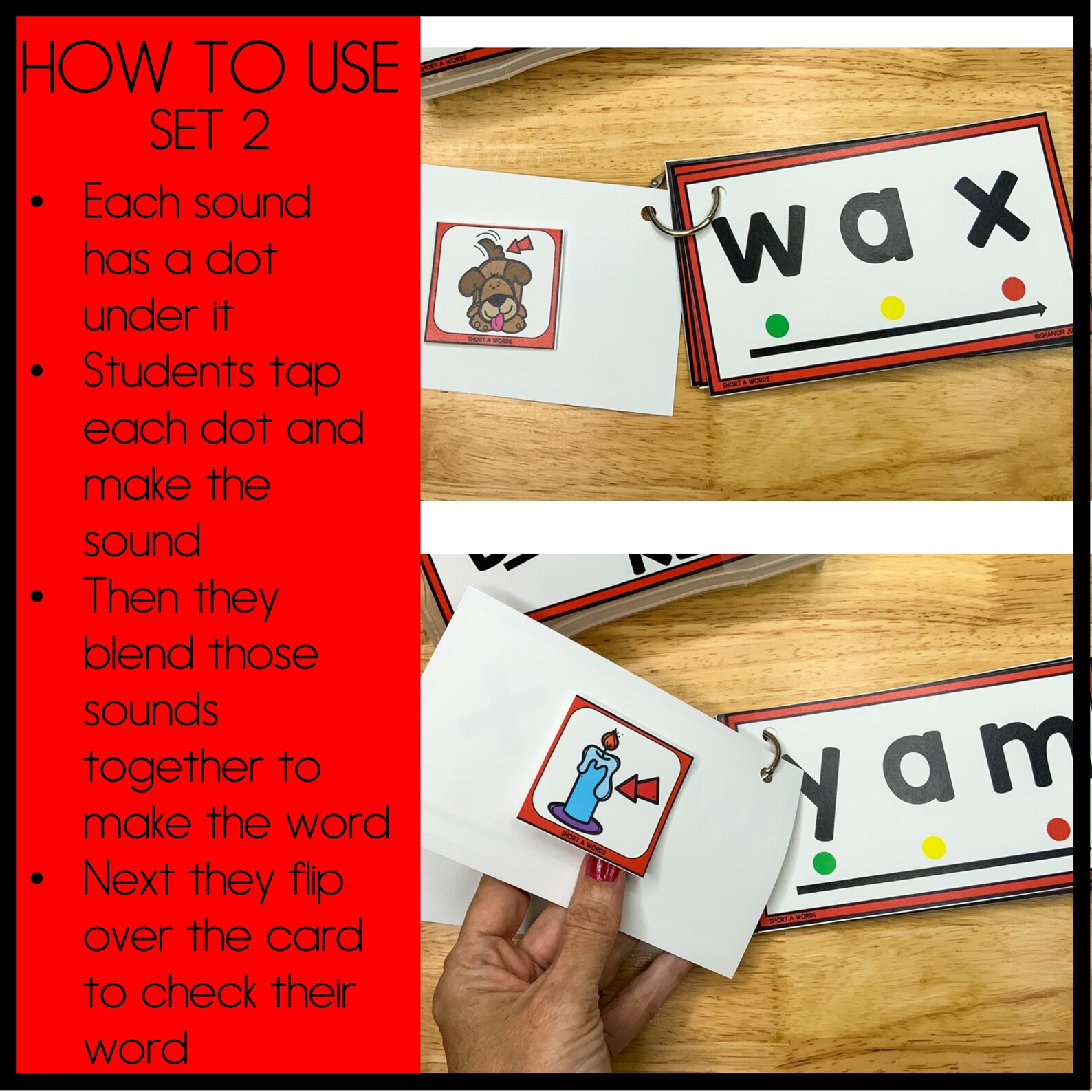 CVC Word Flash Cards: Phonics, Tap Blend Read (digital Download) - Etsy