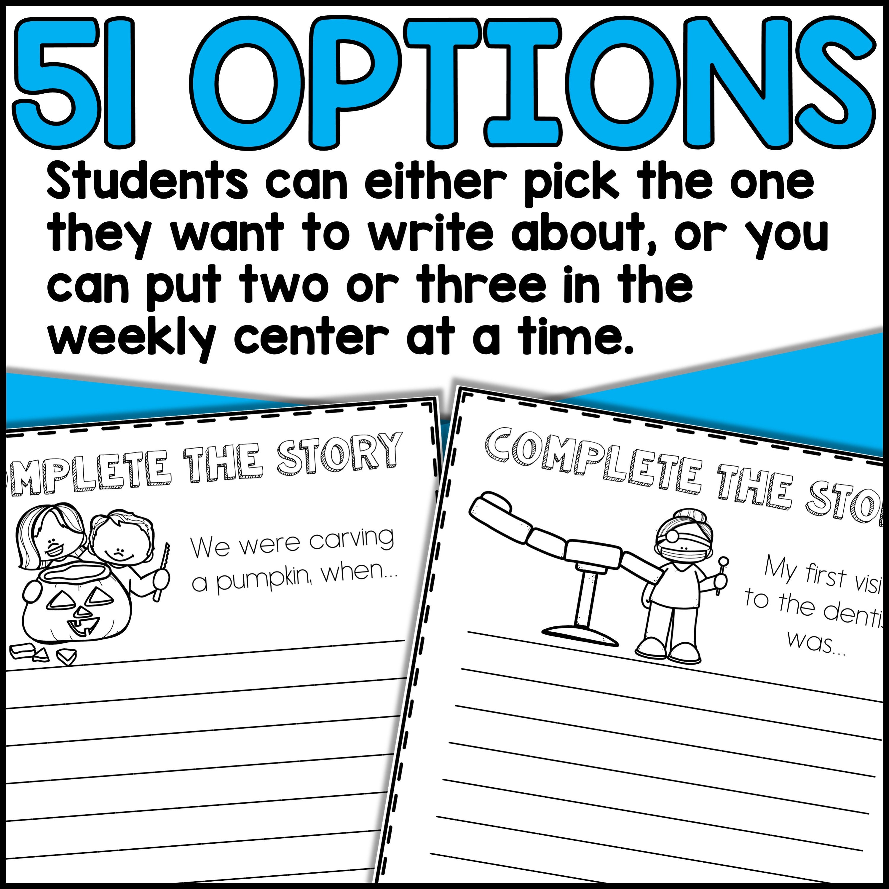 Finish the Story Writing Prompts: Elementary Creative Writing (digital ...