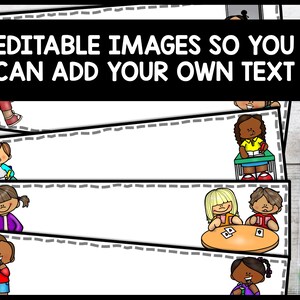 Editable Classroom Daily Schedule Cards: Visual Learning (digital File ...