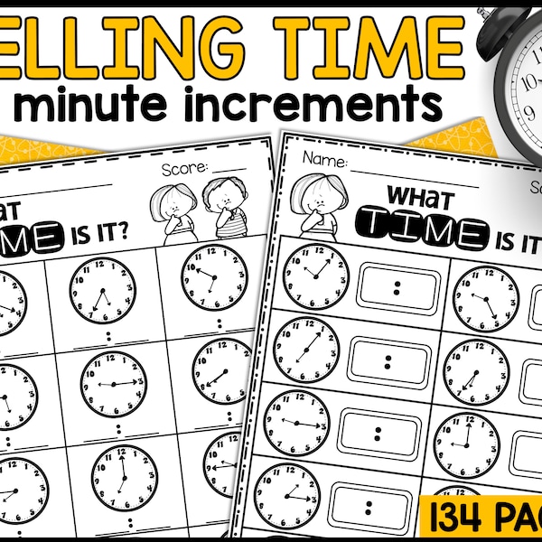 Telling Time - Etsy