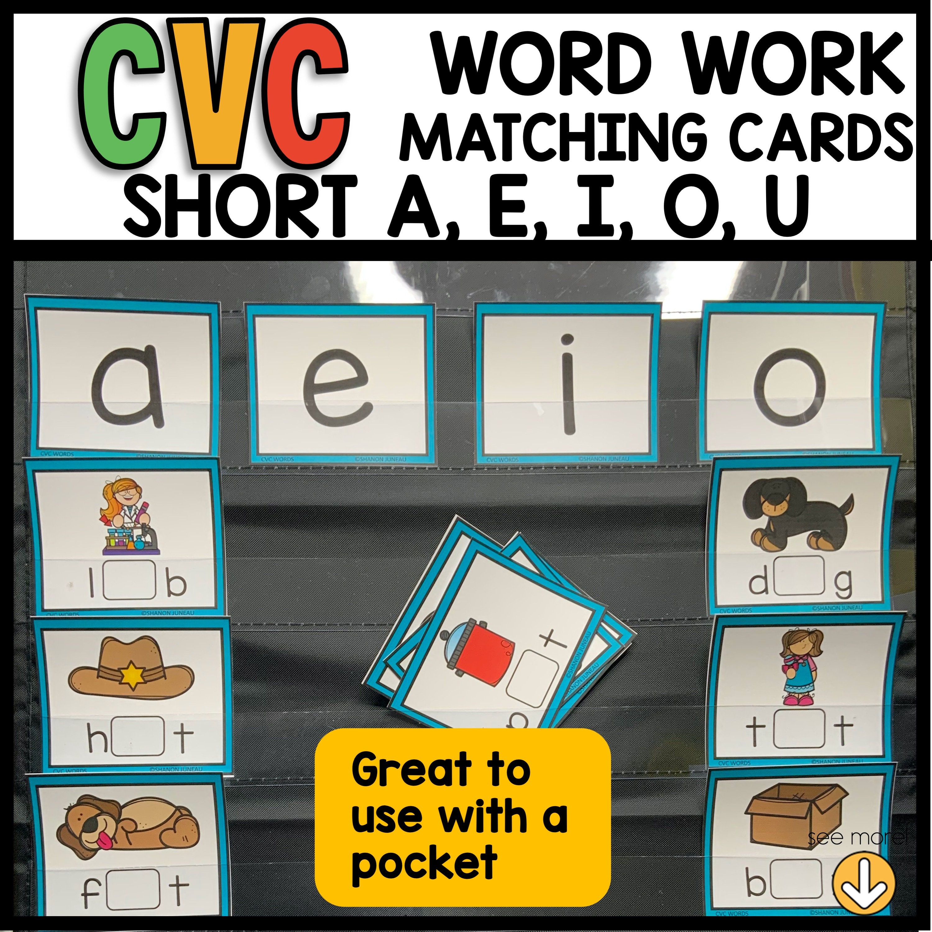 Printable Short Vowel Worksheets and Sorting Activities - Etsy
