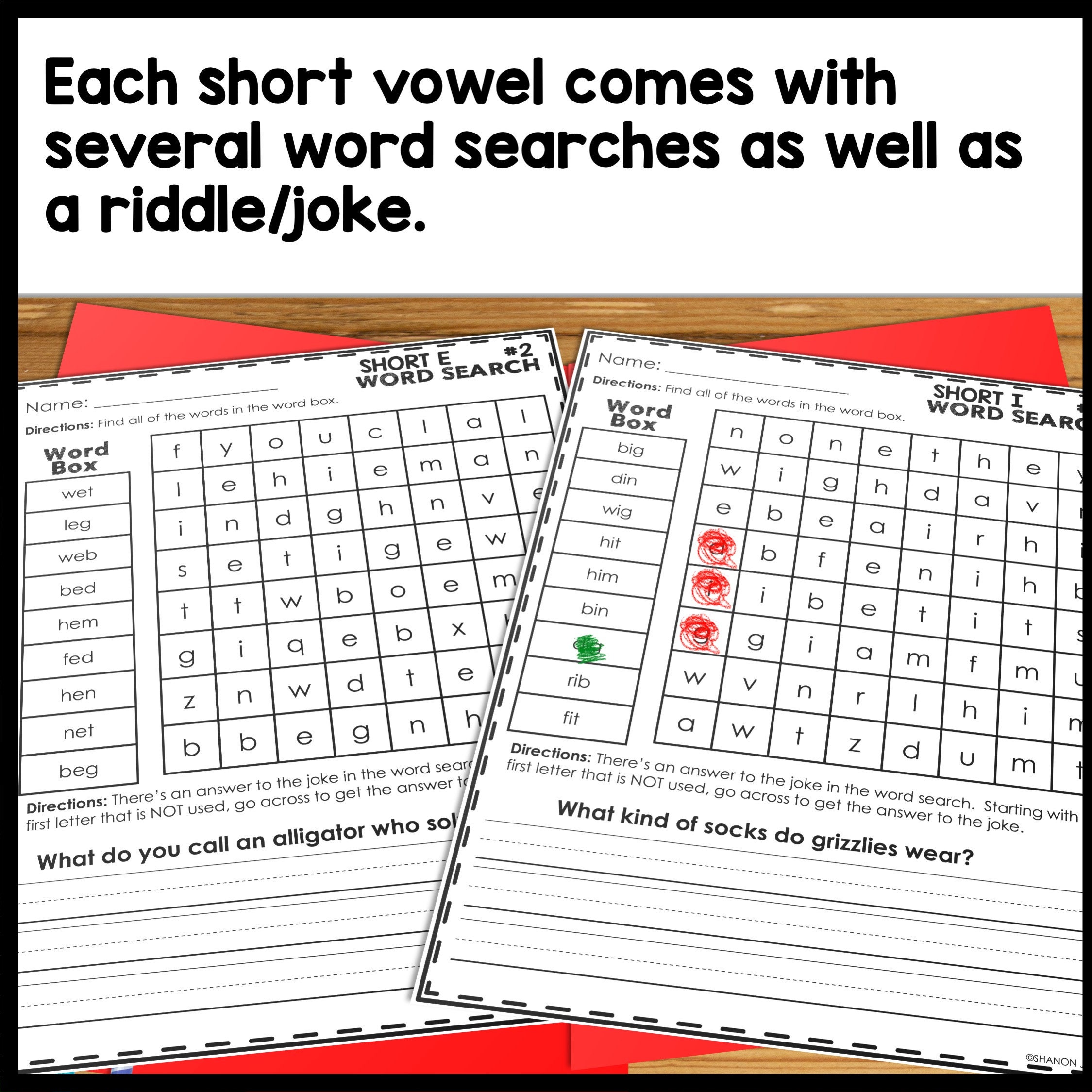 CVC Words Review Bundle, Phonics Worksheets, Homeschool Activities ...