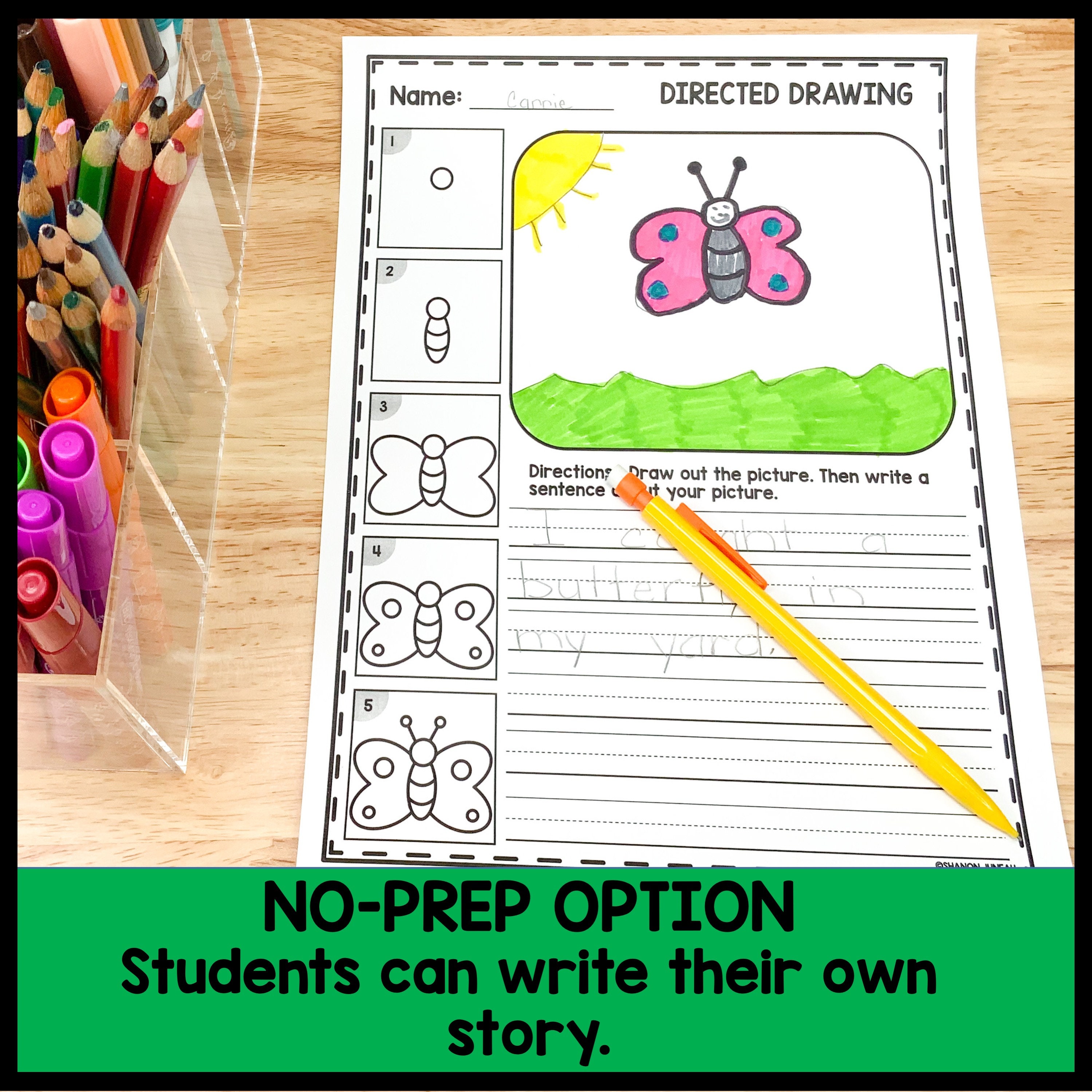 A-Z Directed Drawings for Kids, Art Activities for Elementary Students ...
