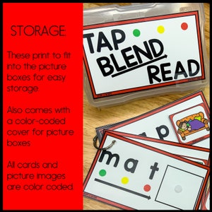 CVC Word Flash Cards: Phonics, Tap Blend Read (digital Download) - Etsy