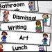 EDITABLE Classroom Daily Schedule Cards Back to School Decor - Etsy