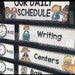 EDITABLE Classroom Daily Schedule Cards Back to School Decor - Etsy