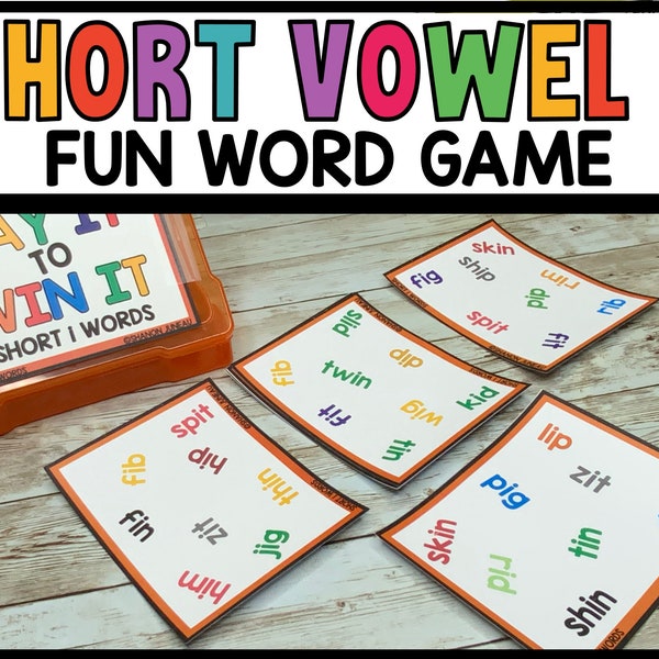 Cvc Words - Etsy