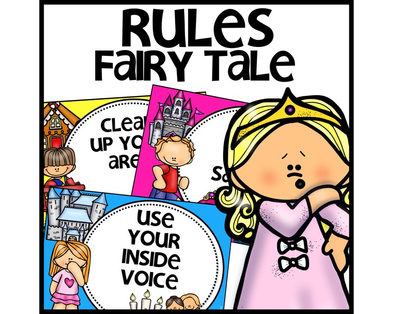 FAIRY TALE THEMED Classroom Decor Elementary, Alphabet Posters, Number ...