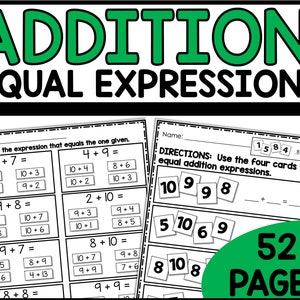 1st Grade Math Worksheets, Printable Activity Book, Homeschool ...