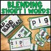 Tap, Blend, Read Flash Cards, Phonics Activities, Short Vowel Literacy ...