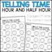Telling Time Worksheets, Printable Activity Book, Homeschool Activities ...