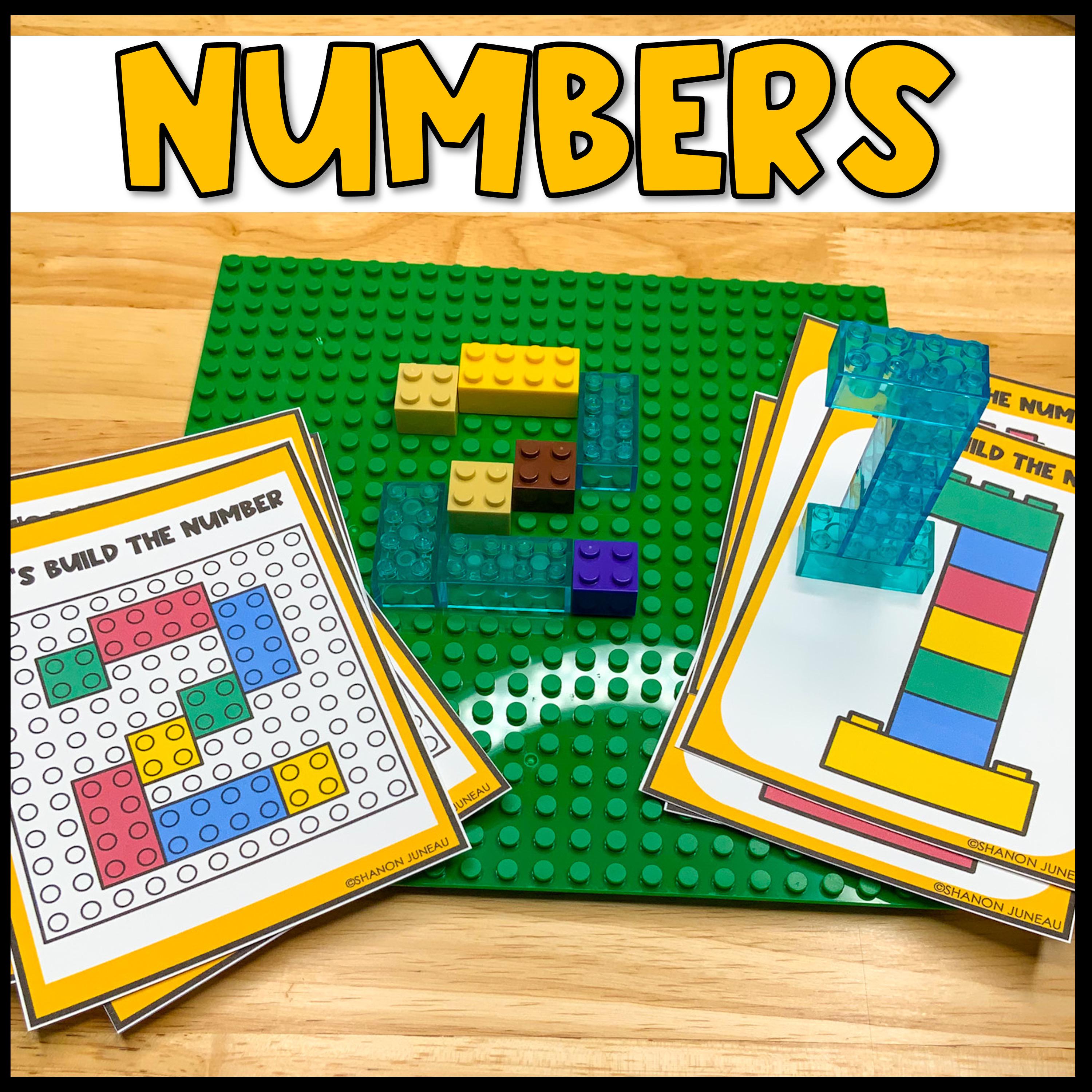 Building Block Task Cards: ABC & 123 STEM Activities (PDF Download) - Etsy