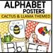 Cactus and Llama THEMED Classroom Decor, Elementary Themed Alphabet ...