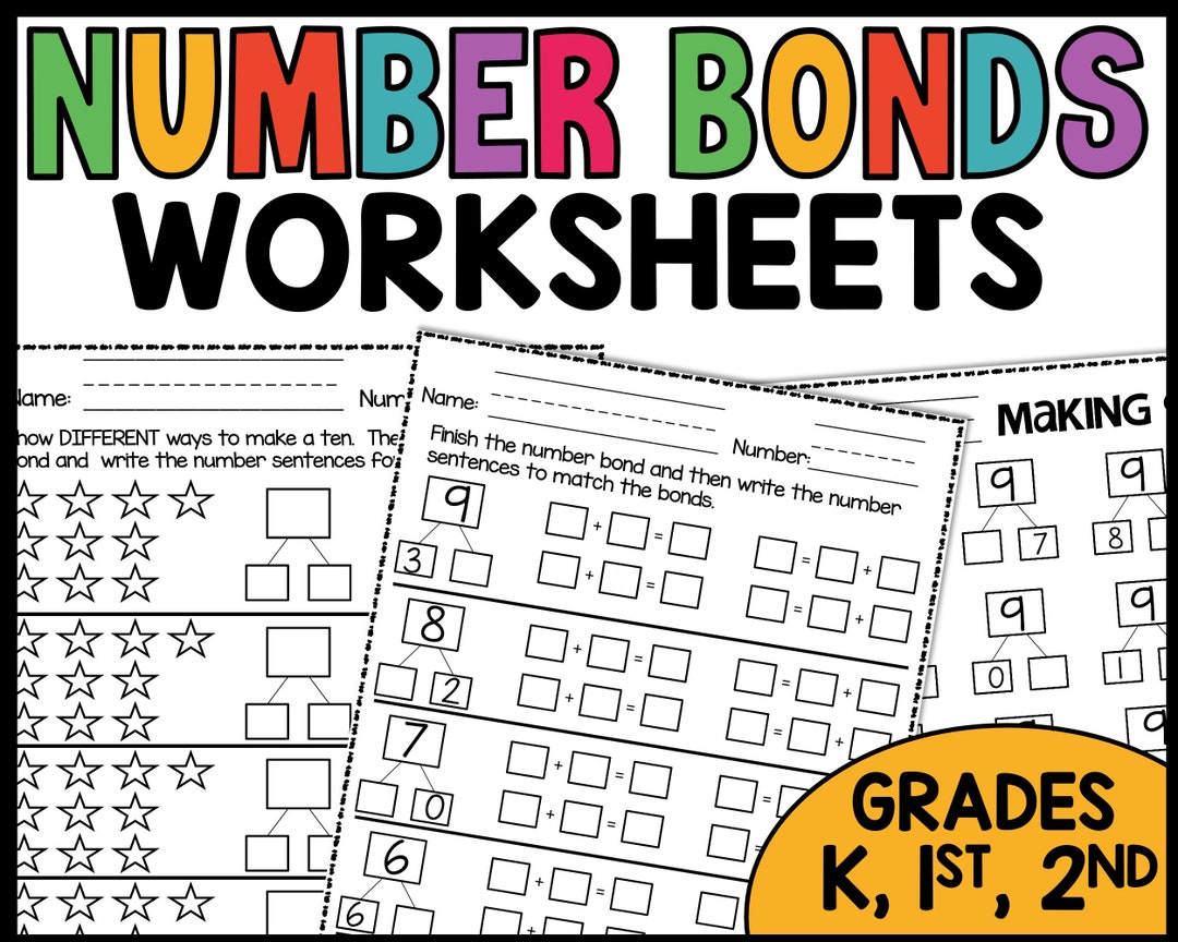 Number Bonds Worksheets Printable Math Worksheets Printable Etsy number-bonds-worksheets-printable-math-worksheets-printable-etsy