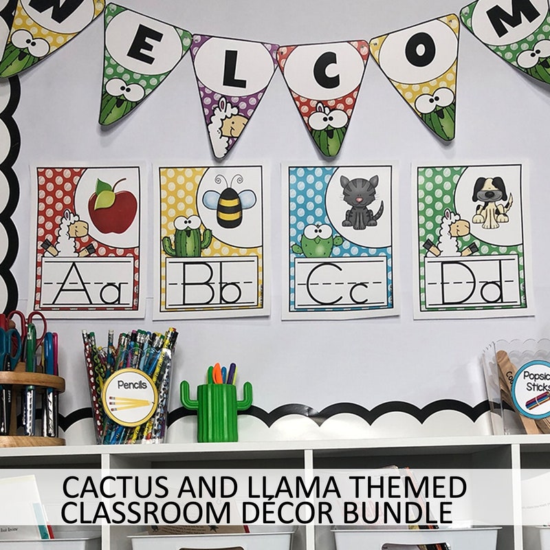 Classroom Cactus - Etsy