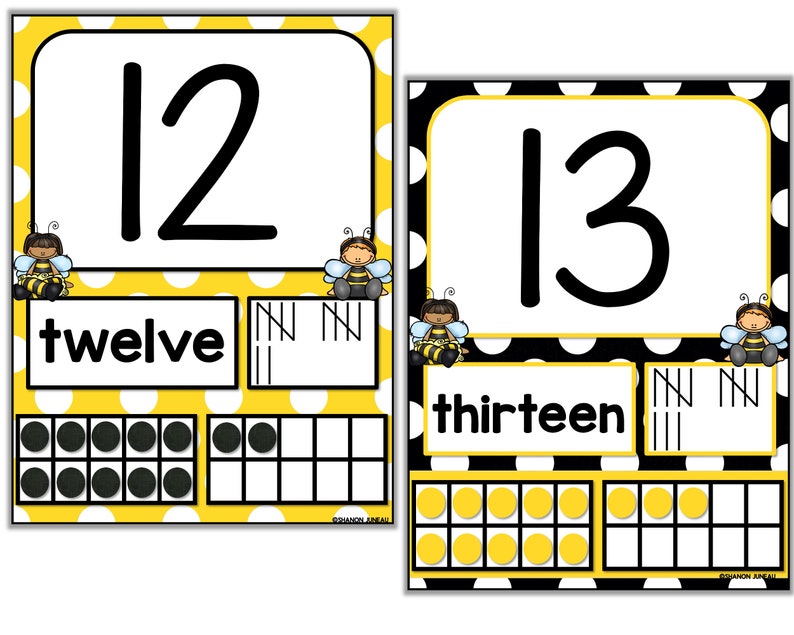 BEE THEMED Classroom Decor Elementary Bee Themed Alphabet Posters ...